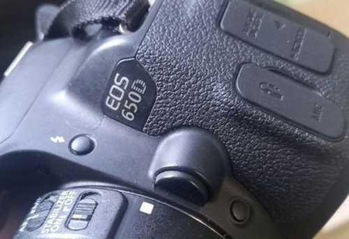 Фотоаппарат canon eos 650D