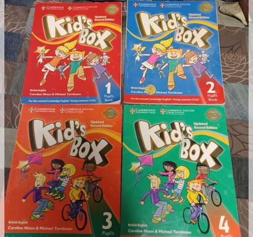 Учебники kids box 1,2,3,4