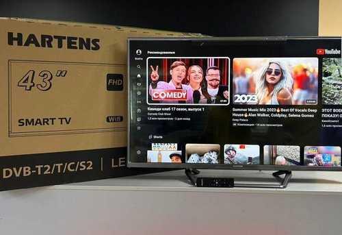 Новый телевизор Hartens 43" Full HD Smart TV