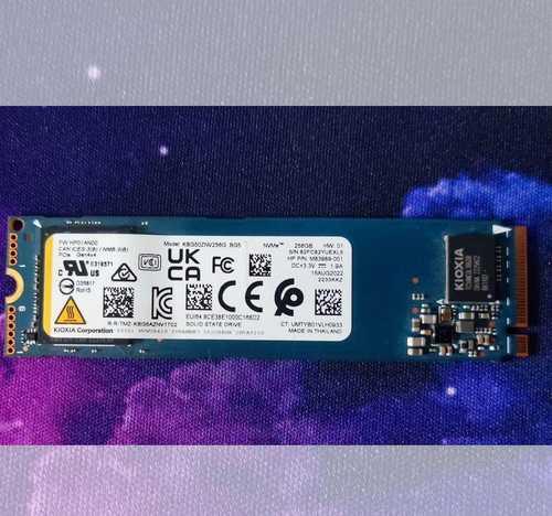 Ssd m2 nvme 256gb kioxia KBG40ZNV256G