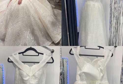 Свадебное платье 40 42 новое