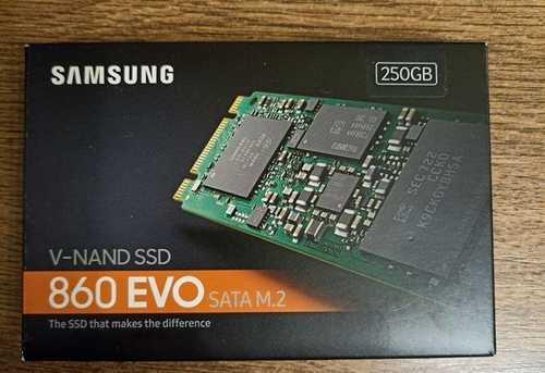 SSD Samsung 860 evo 250Гб M.2 (MZ-N6E250BW)