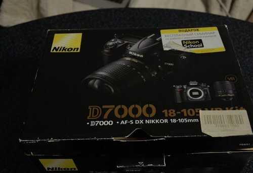 Nikon d7000 kit 18-105
