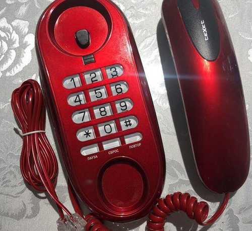 Телефон кнопочный Texet стационарный