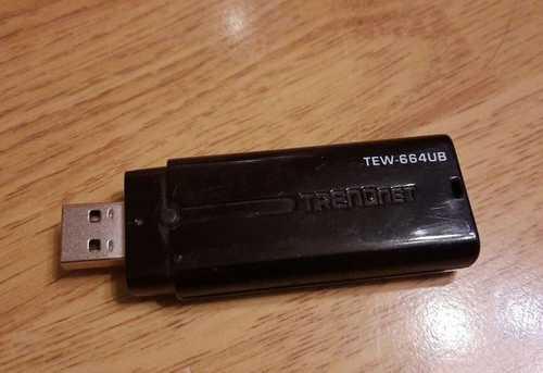 Двухдиапазонный USB-адаптер WiFi Trendnet TEW664UB