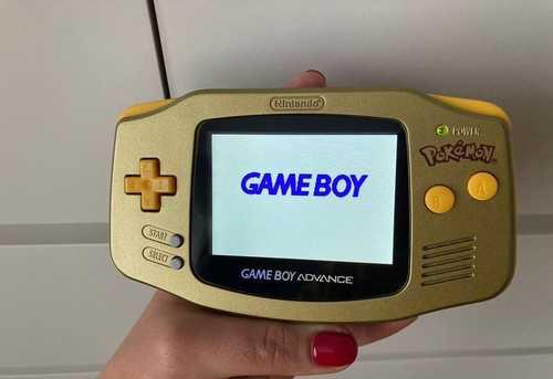 Gameboy advance AGB-001 с новым дисплеем