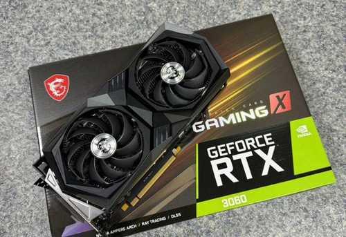 MSI RTX 3060 Gaming X 12GB на гарантии