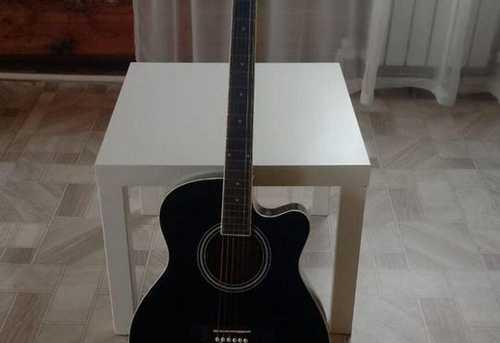 Elitaro E4010 BK Акустическая гитара с вырезом