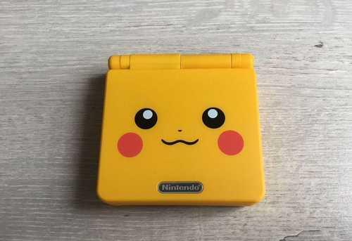 Nintendo Gameboy Advance SP с IPS type - c Pokemon