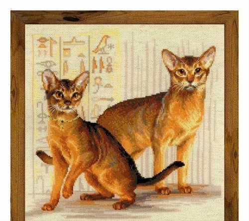 1671 Набор для вышивания Риолис 'Абиссинские кошки