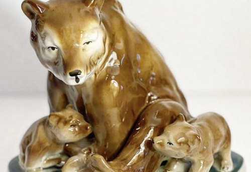Статуэтка «Медведица с медвежатами», Grafenthal