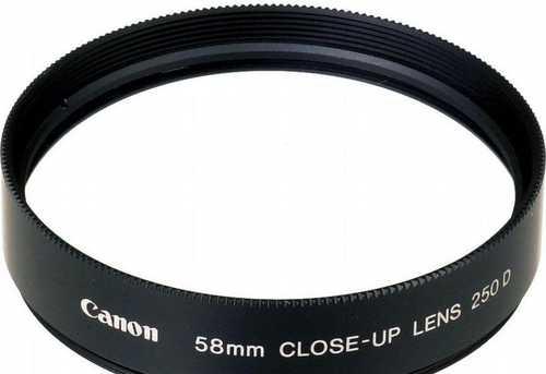 Canon Close-up Lens 250D 58mm Made in Japan
