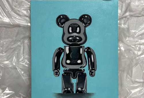 Картина маслом мишка bearbrick