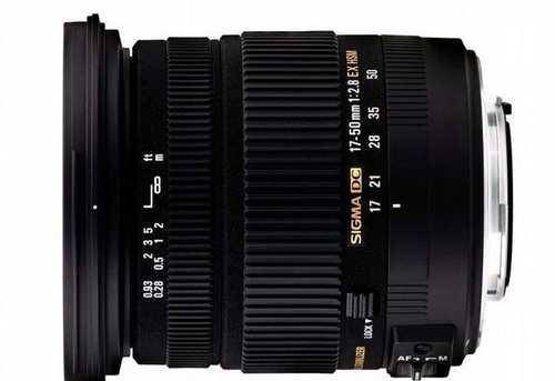 Sigma Объектив AF 17-50mm f/2.8 EX DC OS HSM Canon