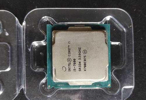 Процессор intel core i5 7600 CPU 3.50 GHz