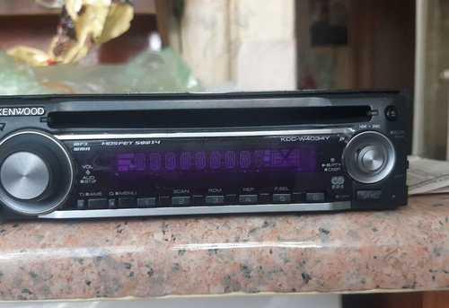 Автомагнитола kenwood kdc w4034gy
