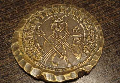 Гульден Богемия Золото Карл IV Золото VF