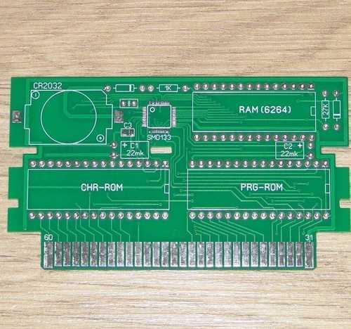 Плата MMC3+RAM+Battery для Dendy/Famicom