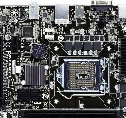 Материнская плата сокет lga 1155 ga-h61m-s