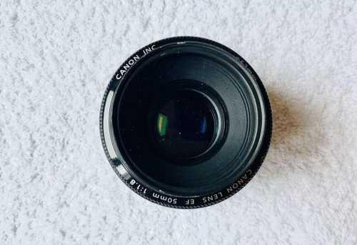 Объектив Canon Lens EF 50mm 1:1.8 II