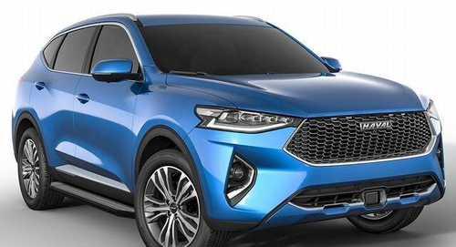 Пороги-подножки (комплект) Haval F7