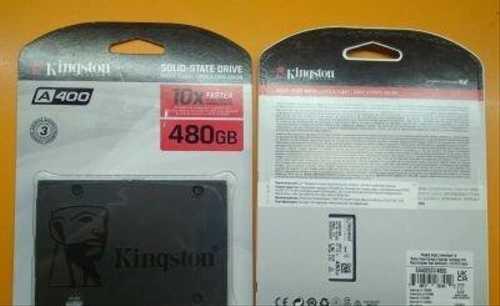Жёсткий диск SSD Kingston A400 2.5" 480Gb