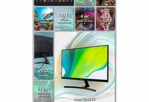 Новый игровой монитор Acer 24", IPS, 100 Гц, 4 мс