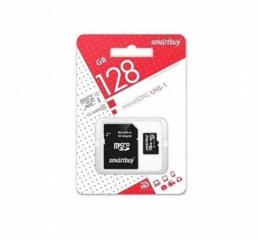 Карта памяти microsd 128Gb Smartbuy