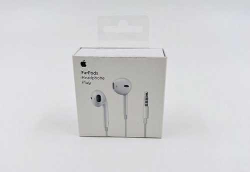 Наушники apple EarPods Jack 3,5mm А924