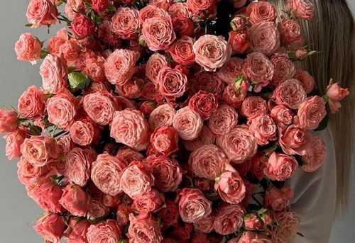 Кустовые розы цветы и доставка