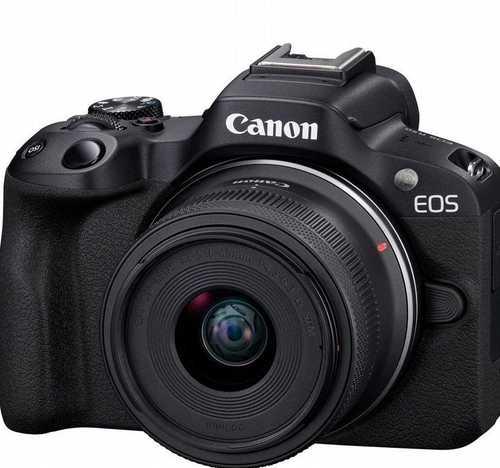 Беззеркальный фотоаппарат Canon EOS R50 Kit RF-S 18-45mm IS STM