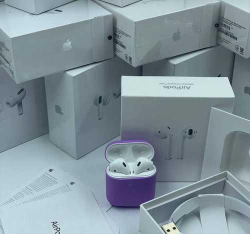 AirPods2 lux "Оригинал" Опт/Розница