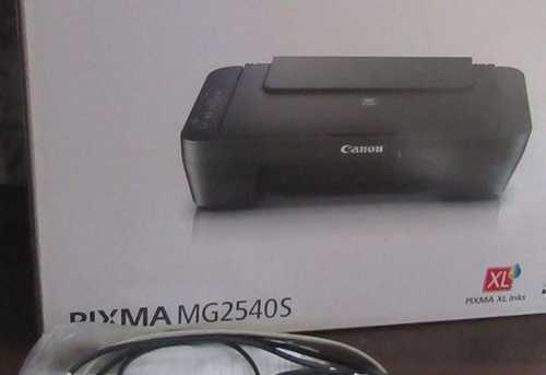 Принтер-сканер Canon Pixma MG 2540S рабочий