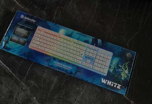 Игровая клавиатура Defender White