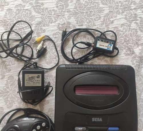 Sega mega drive 2 и dendy junior