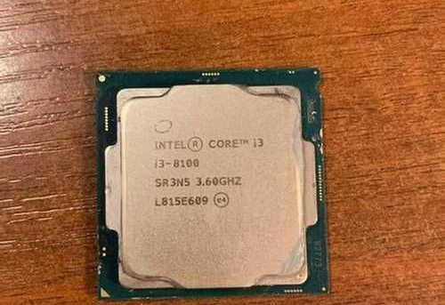 Процессор intel core i3 8100 box