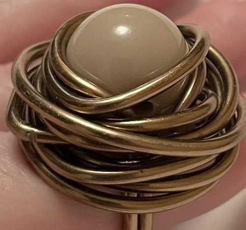 Кольцо медное wire wrap 16,5