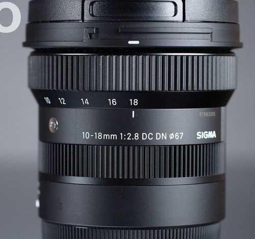 Sigma 10-18mm f/2.8 DC DN Sony E