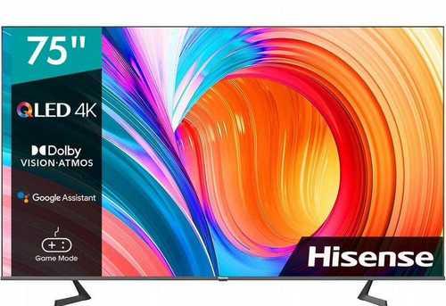 Новый Qled Hisense 75A7GQ, 75"(190 см), UHD 4K