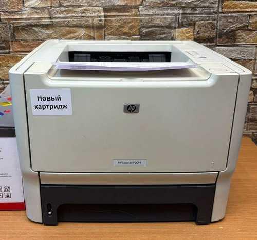 Лазерный принтер HP LaserJet P2014 Новый картридж