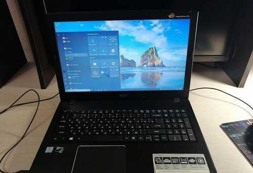 Игровой ноутбук acer GTX 950/i5/8gb/SSD nvme