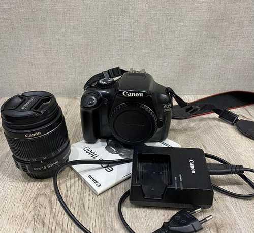 Canon 1100d kit 18-55 mm зеркальный фотоаппарат