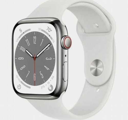 Apple Watch S8 45 Silver