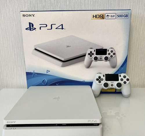 Sony playstation 4 slim 500gb белая