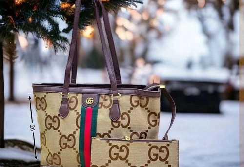 Сумка шоппер gucci Lux качество