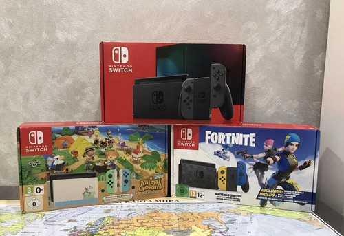 Nintendo switch V2 + 128Gb (Прошитая) + 18 Игр