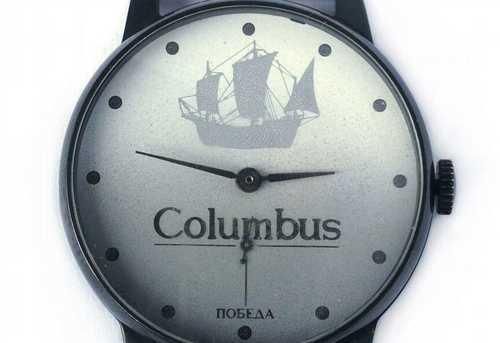 Винтажные часы Победа Колумбус NOS винтаж 1990е