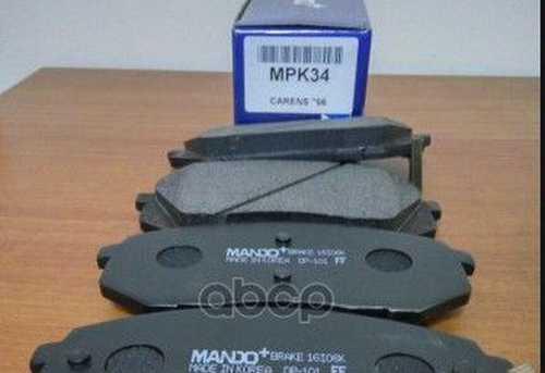 Колодки тормозные дисковые перед MPK34 Mando