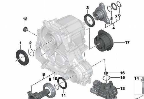 Подушка раздаточной коробки BMW 22326856421