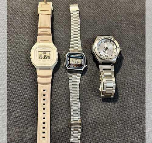 Наручные часы Casio. Продажа лотом - 3 штуки